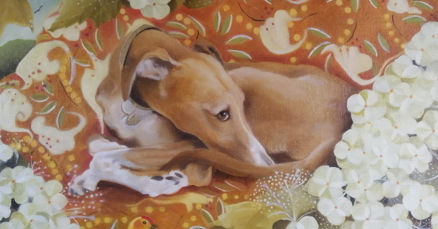 The Purrsome Paintings of Artist Janet Treby – Knotty Toys for Good Dogs